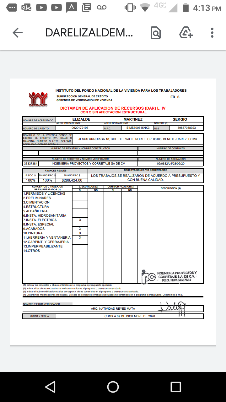 Obtener el Aviso de Suspensión y Retención de Infonavit